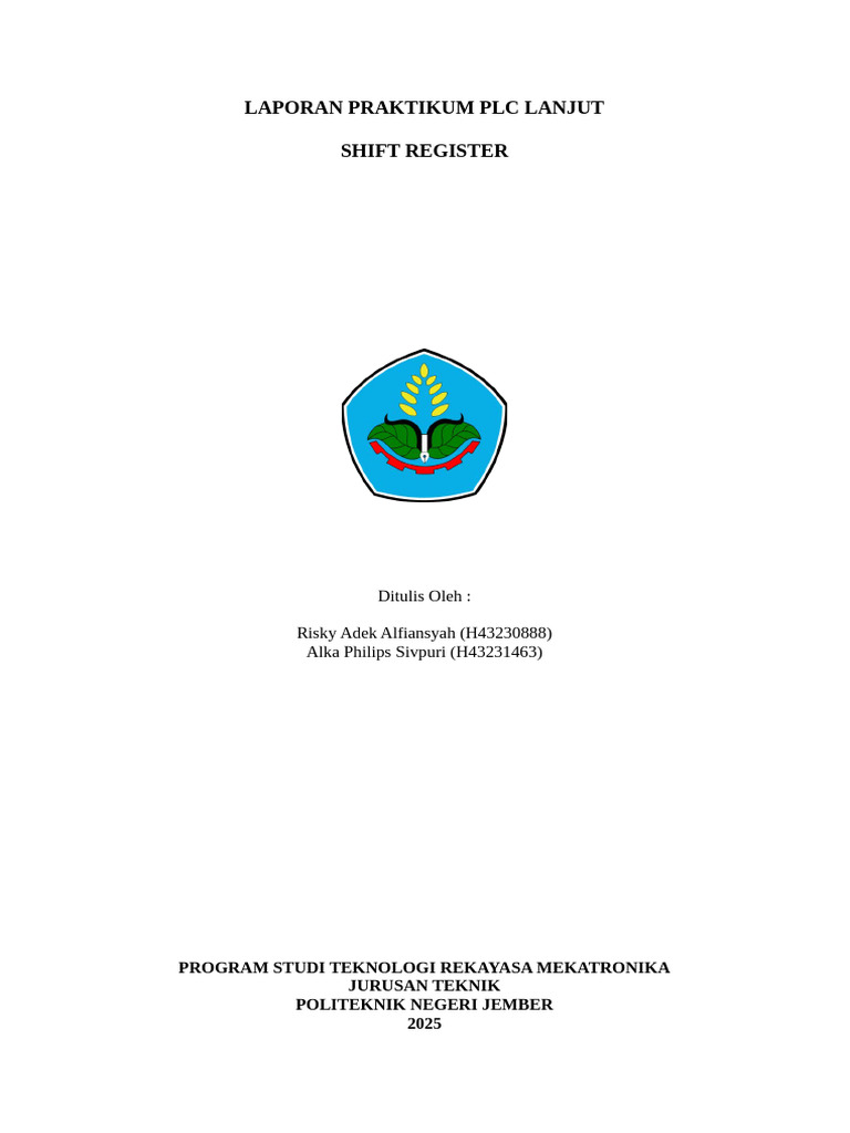 Laporan Praktikum PLC SFT | PDF