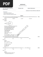 CSEC Maths Paper 2 June 2024 Solutions | PDF | Circle | Slope