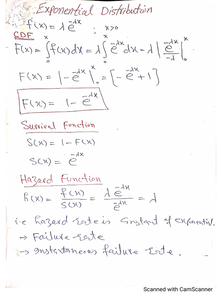 Model 1-Exponential | PDF