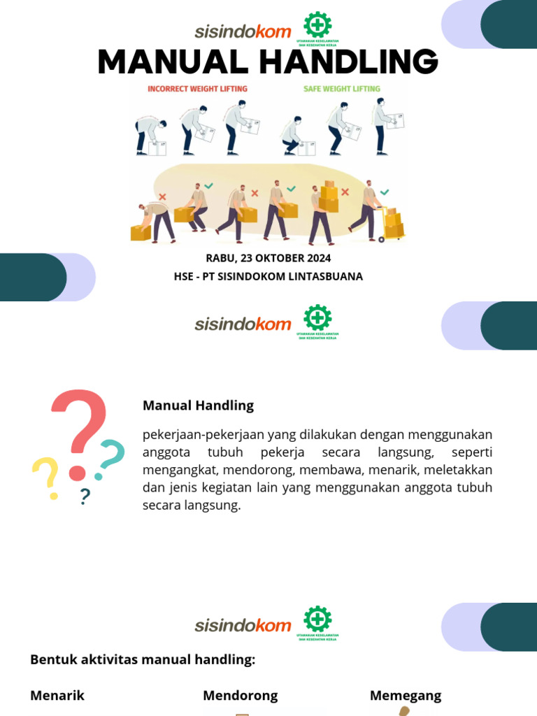 Materi Manual Handling | PDF