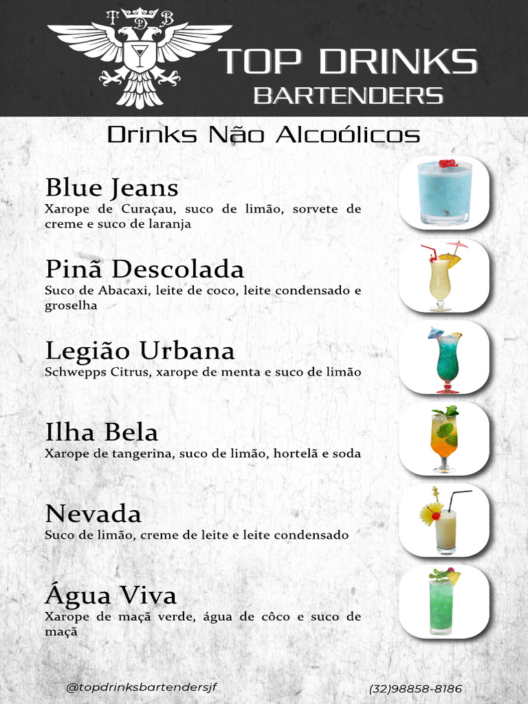 TopDrinks - Sem Álcool | PDF