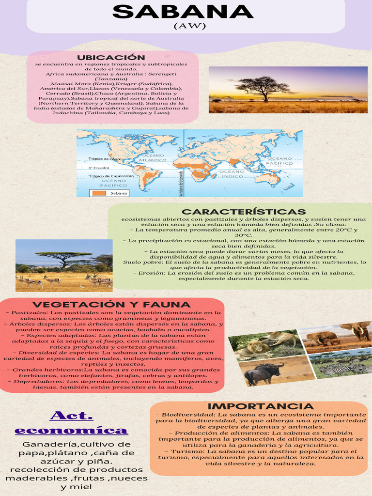 Sabana - Aw | PDF | Sabana | Pradera