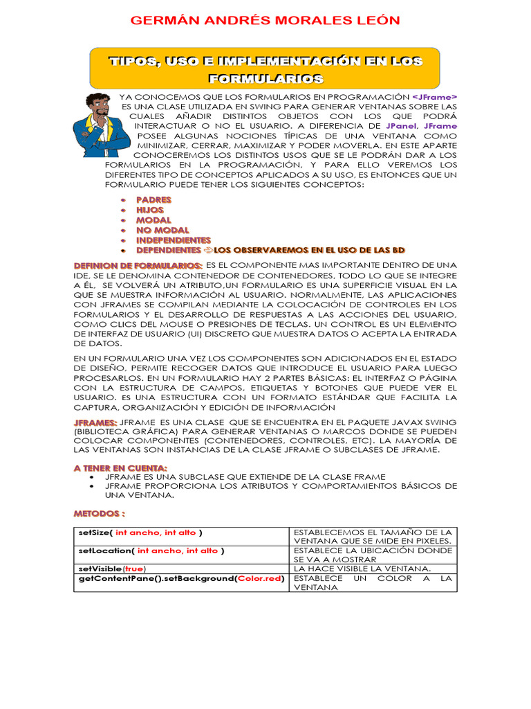 +1 - TIPOS FORMULARIOS - Protected | PDF | Ventana (informática) | Programación de computadoras