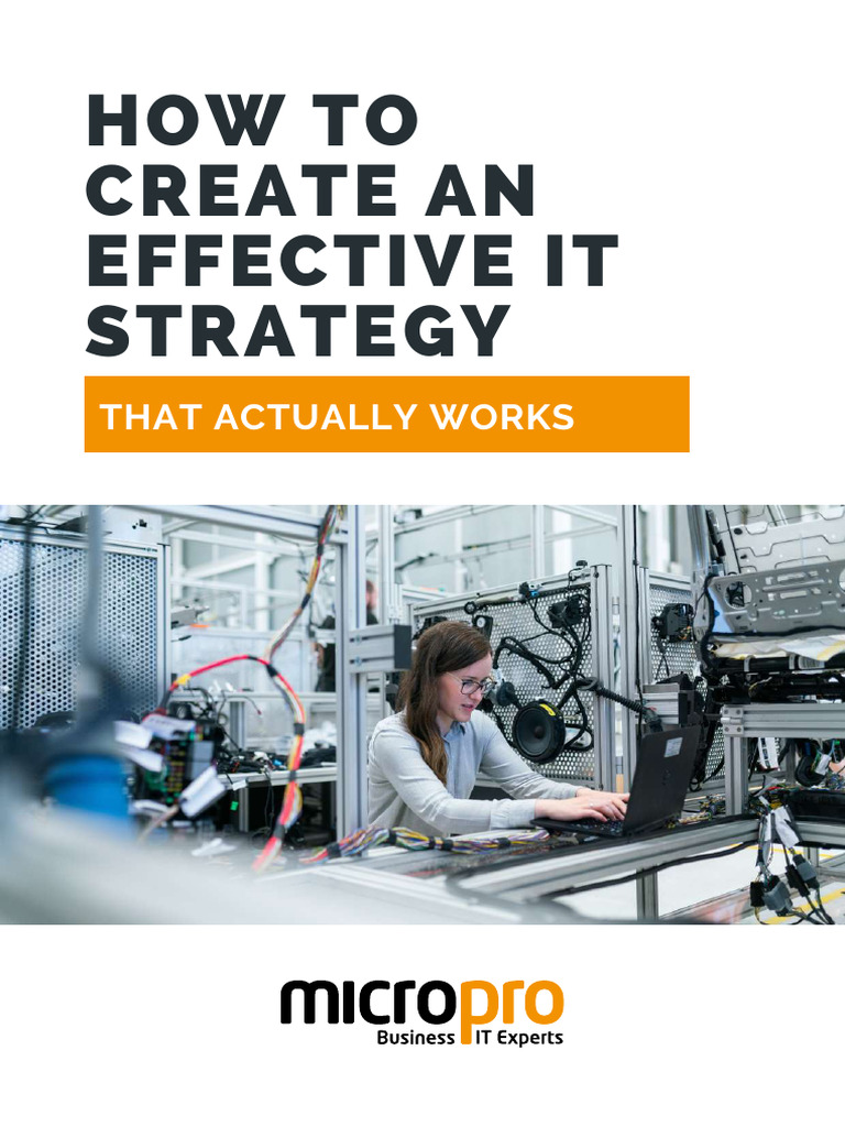 How-to-Create-an-Effective-IT-Strategy | PDF | Chief Information ...
