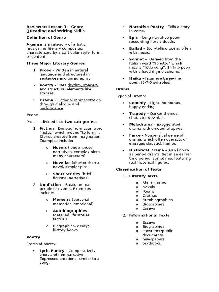 Understanding Literary Genres and Texts | PDF | Poetry | Malcolm X