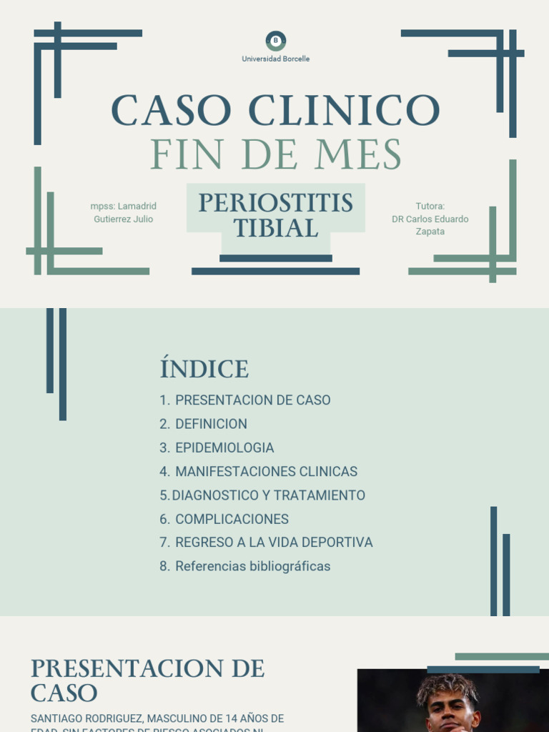 Periostitis Tibial | PDF | Dolor | Osteoporosis