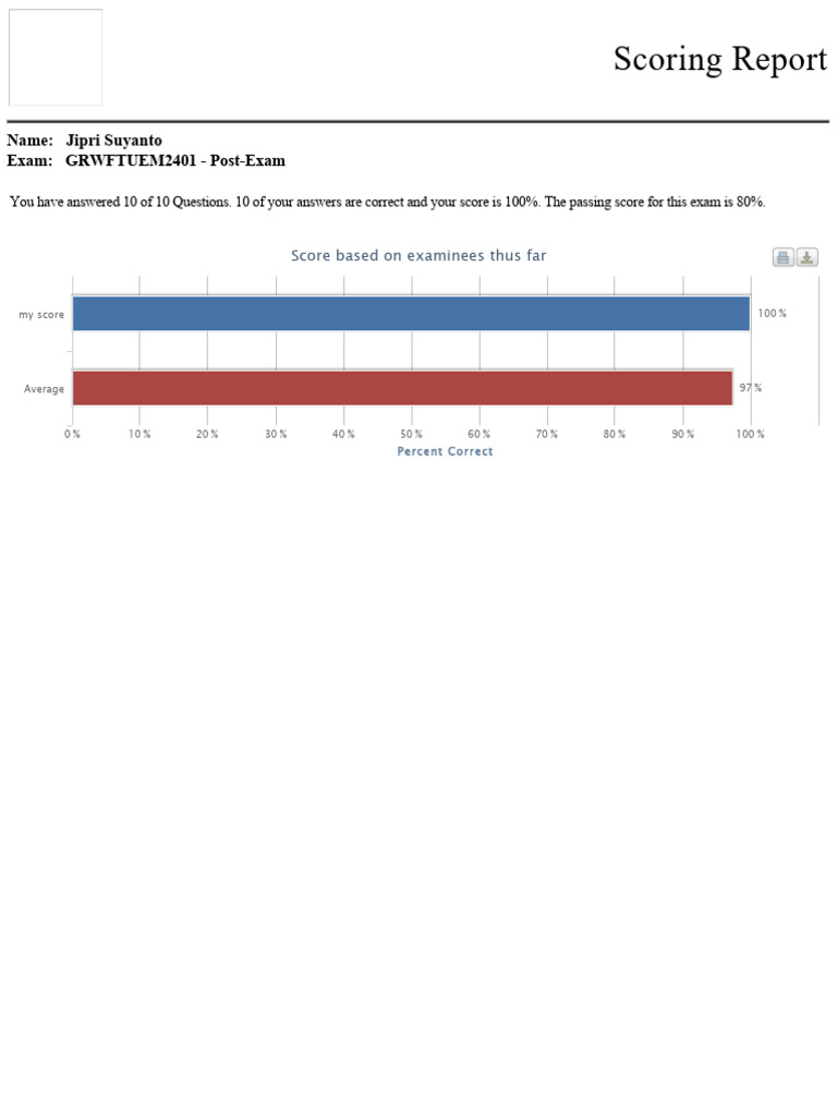 Scoring Report 2 | PDF