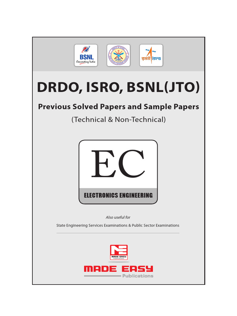 EC - DRDO, ISRO & JTO - 2018 - Updated | PDF