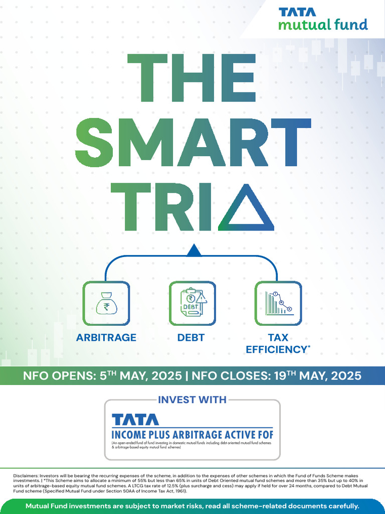 One Pager - Tata Income Plus Arbitrage Active FoF | PDF | Arbitrage ...