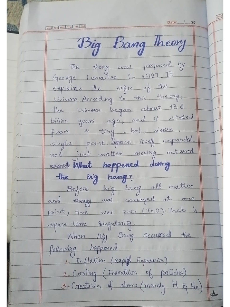Big Bang Theory | PDF