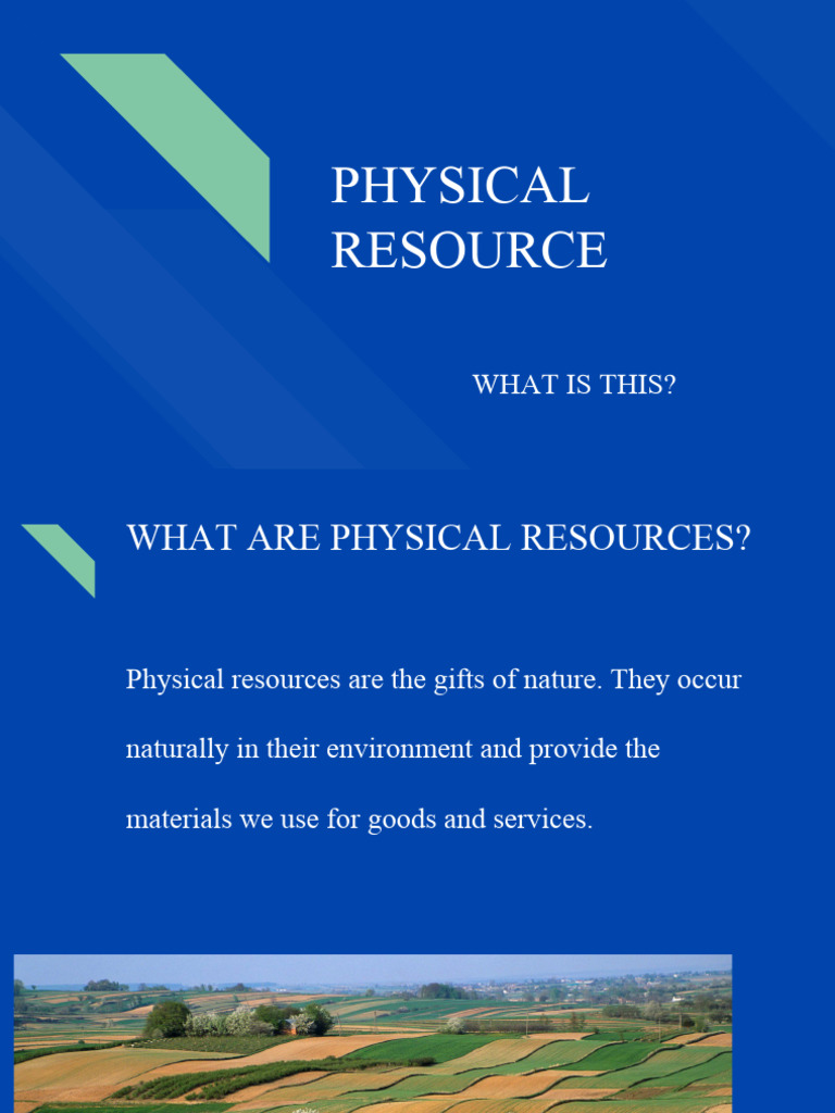 Physical Resources Presentation | PDF | Caribbean | Natural Environment