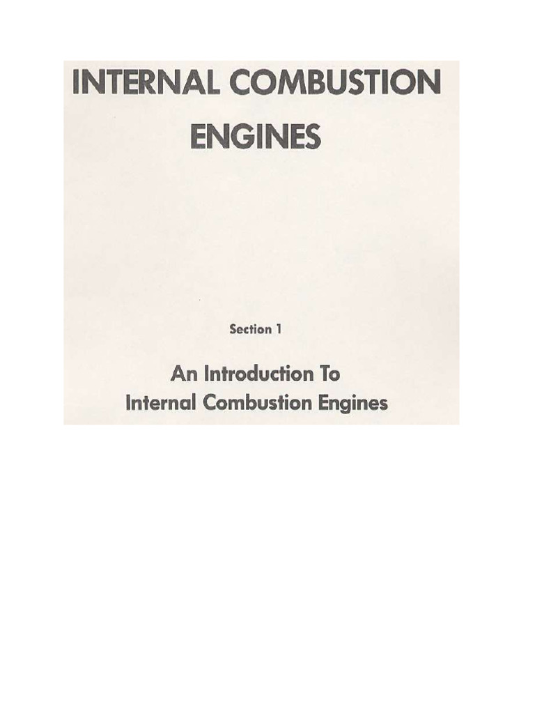 Internal Combustion Engine | PDF