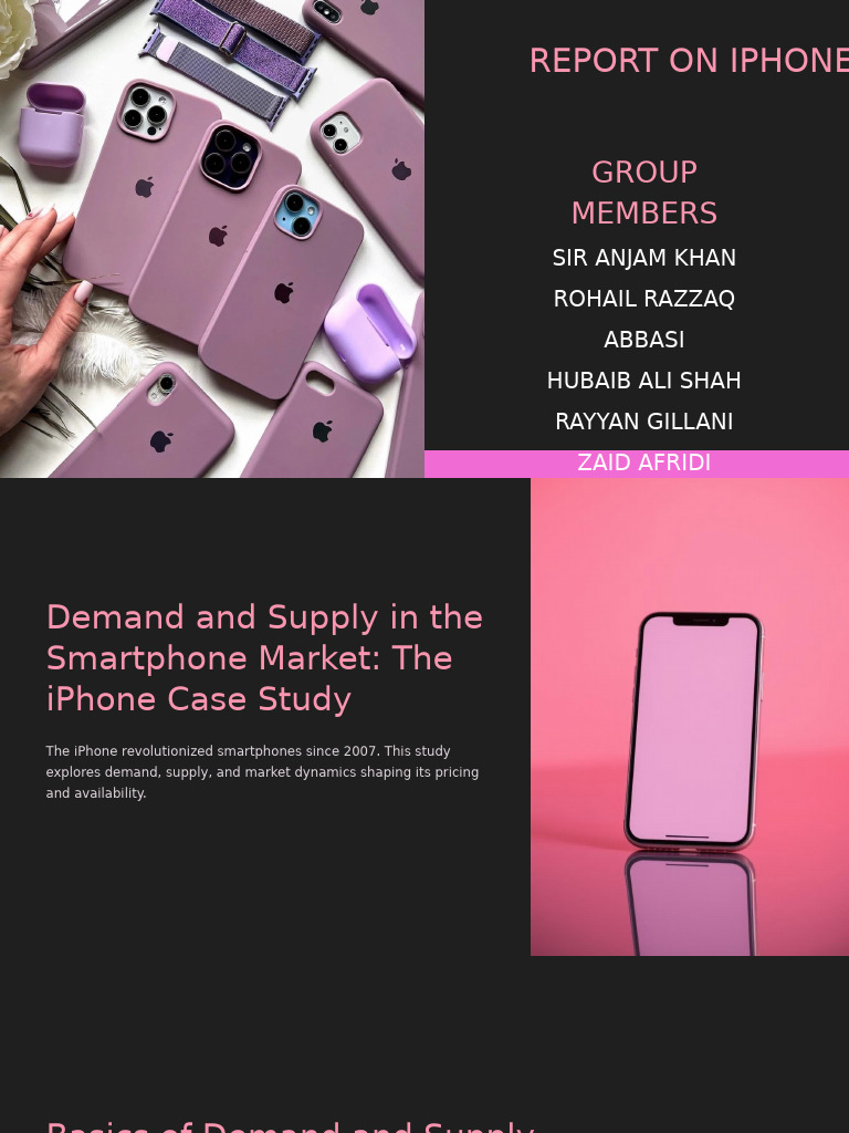 iPhone Demand and Supply Analysis | PDF