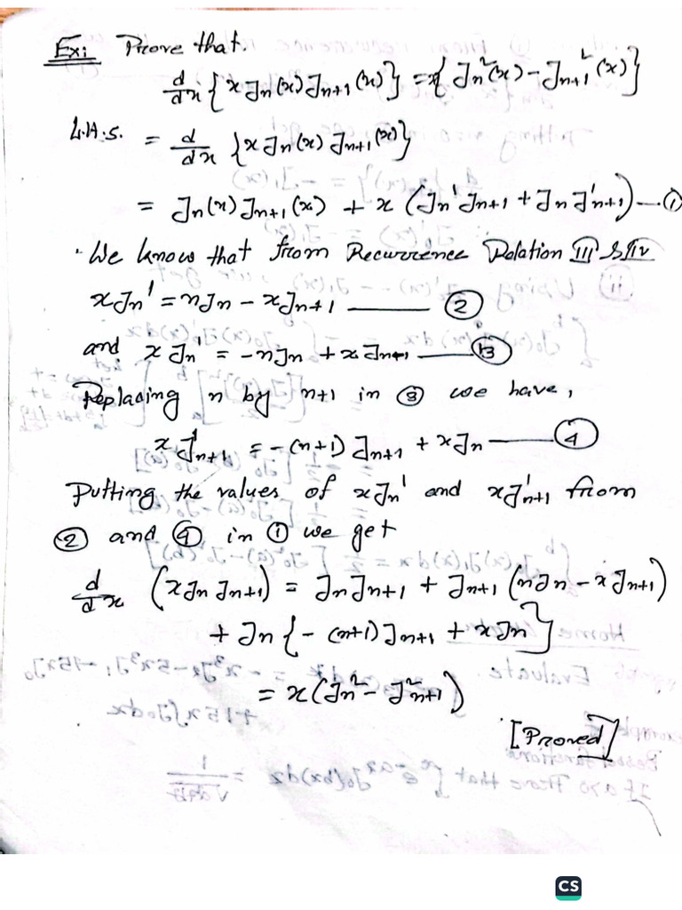 Bessel Trigonometry Function | PDF