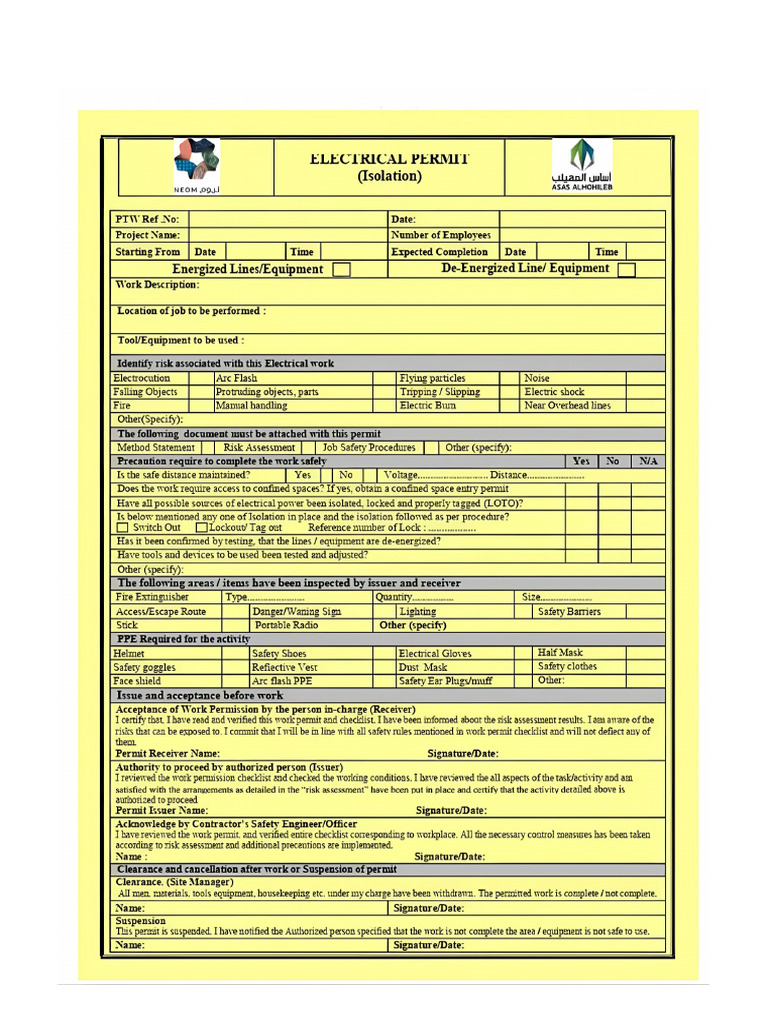 Electical PERMIT | PDF