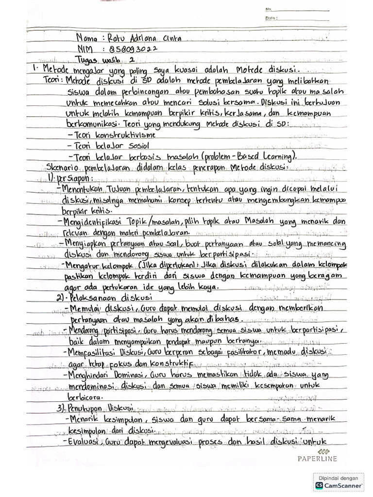 Tugas Wajib 2 Ratu Adriana Cinta | PDF