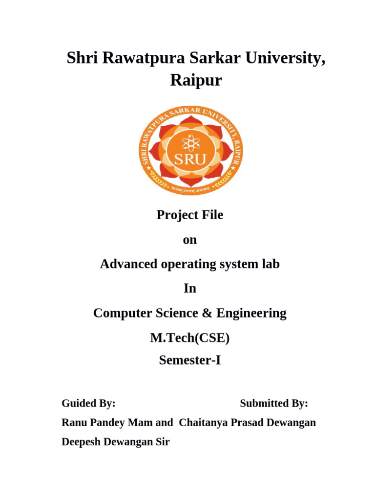 Advanced Operating System | PDF