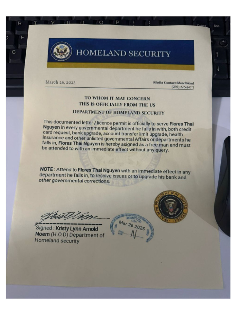 Homeland Security | PDF