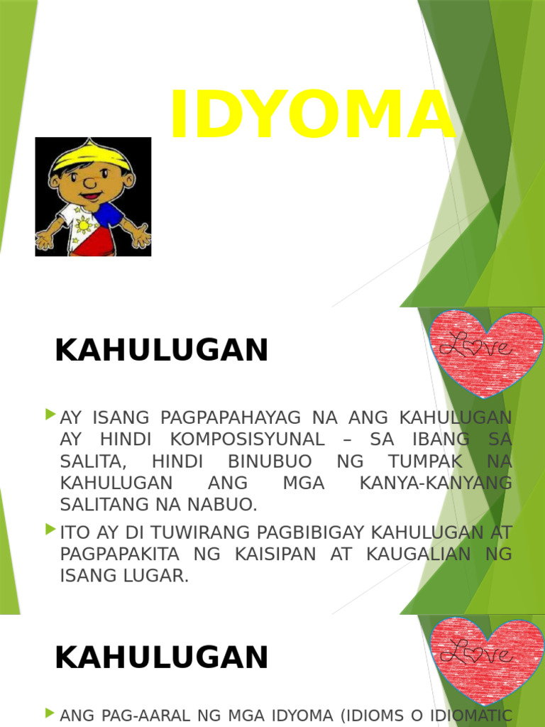 Filipino Idyoma | PDF