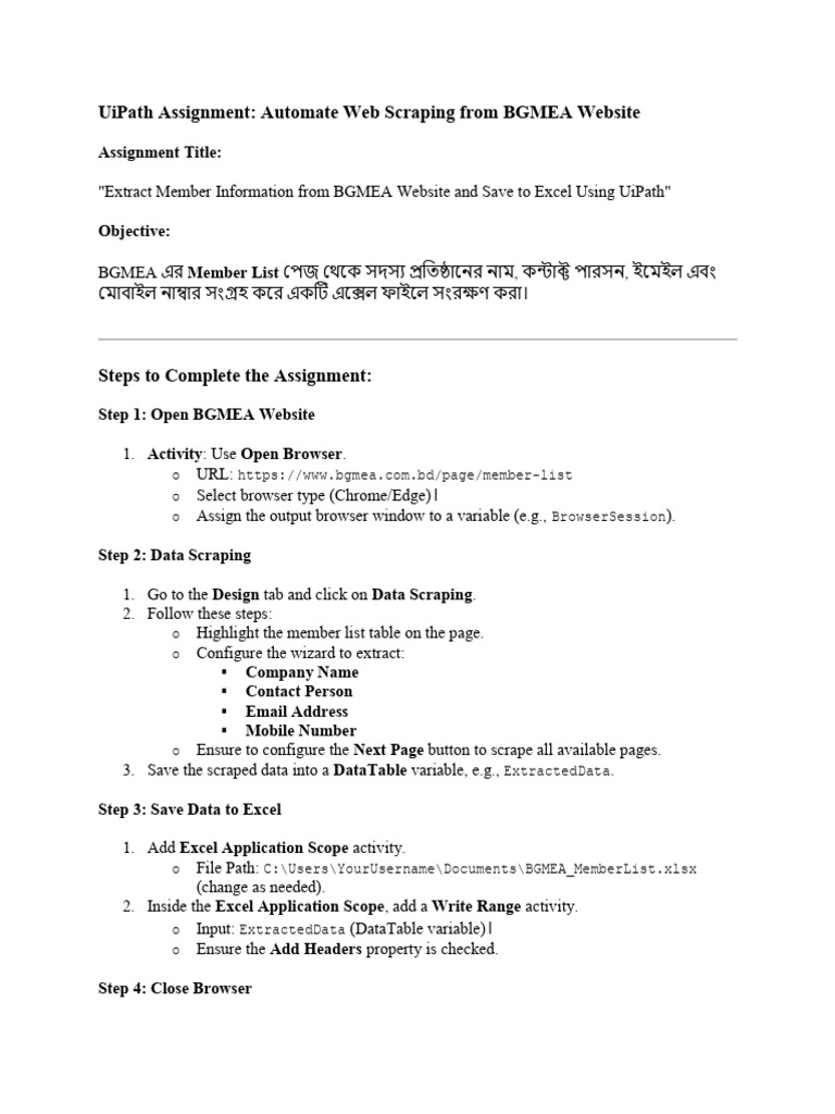 BGMEA Data Task | PDF