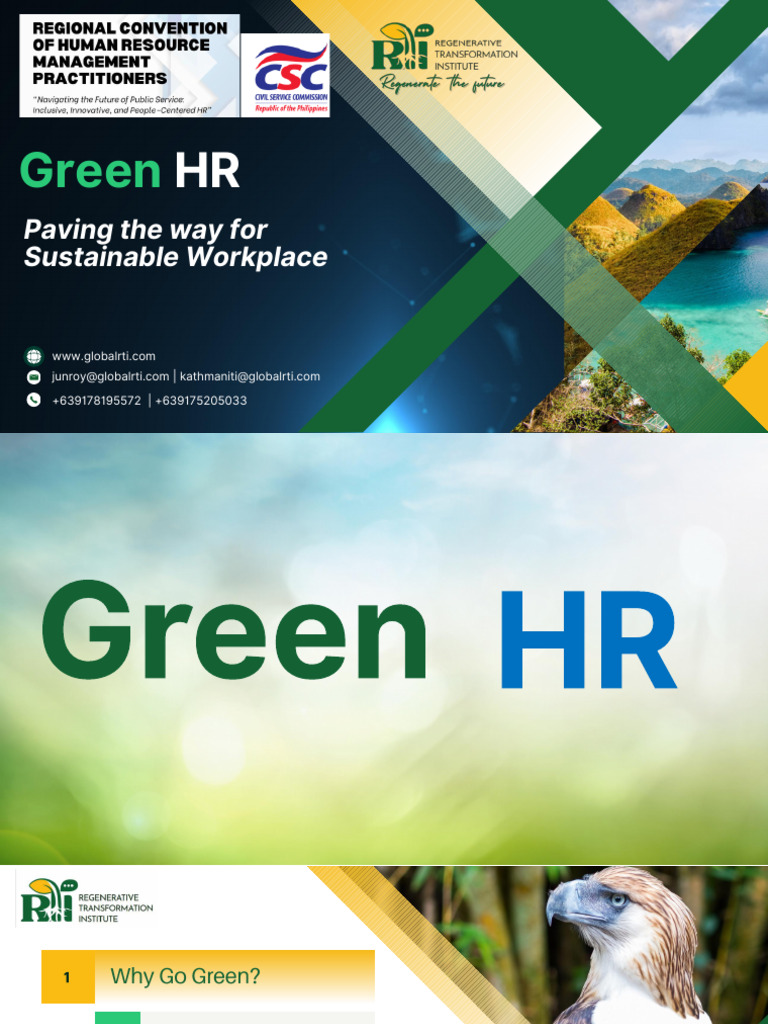 Green HR - Paving The Way For Sustainable Workplace | PDF ...