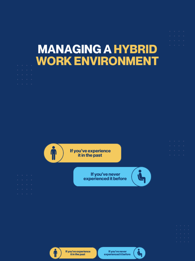 Managing Hybrid Work Environment | PDF
