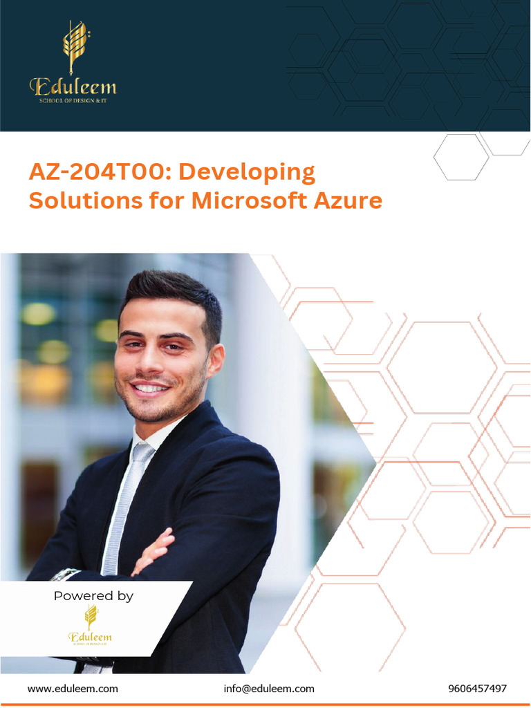 AZ-204T00 Developing Solutions for Microsoft Azure | PDF | Microsoft Azure | Cloud Computing
