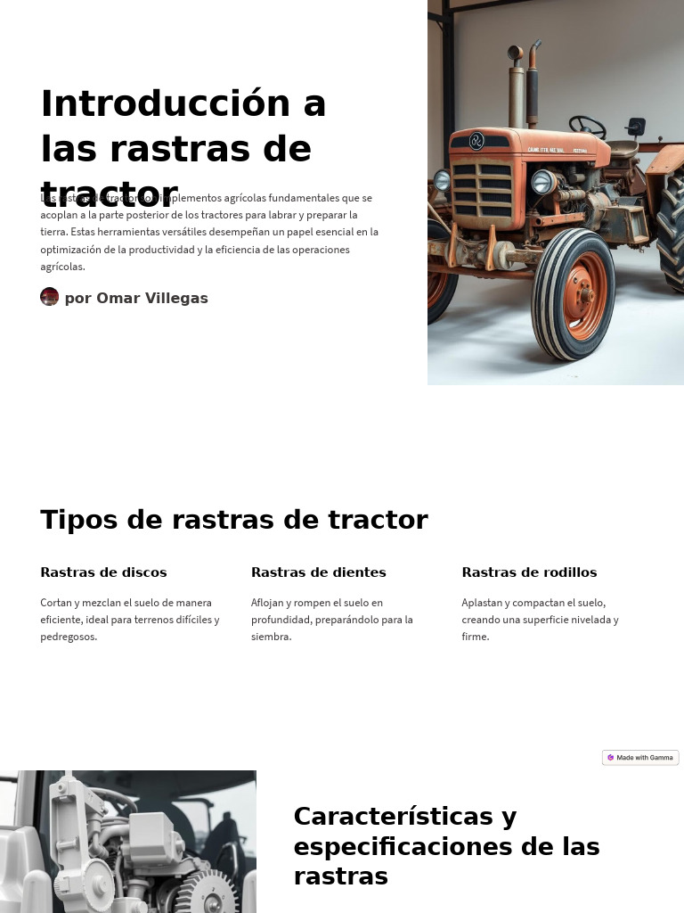 Las Rastras de Tractor | PDF | Suelo | Agricultura