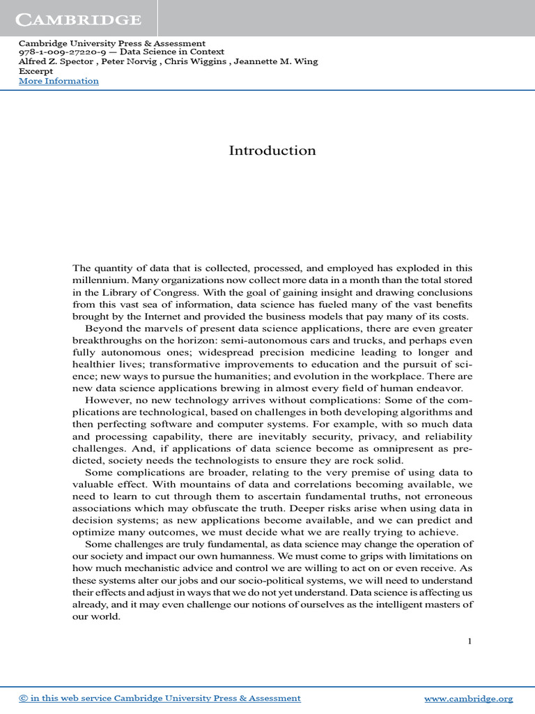 Excerpt | PDF | Data Science | Science