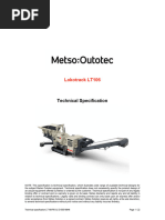 McCloskey J50 Technical Specification | PDF