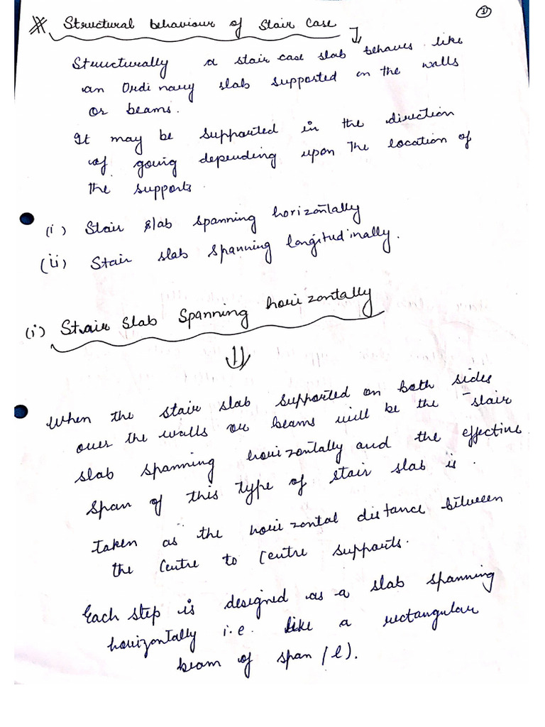 2 Behaviour of Staircase | PDF