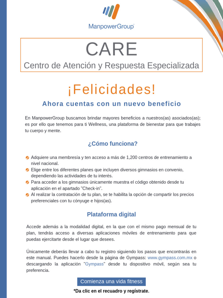 Cómo obtener tu Gympass en ManpowerGroup | PDF | Aplicación movil ...