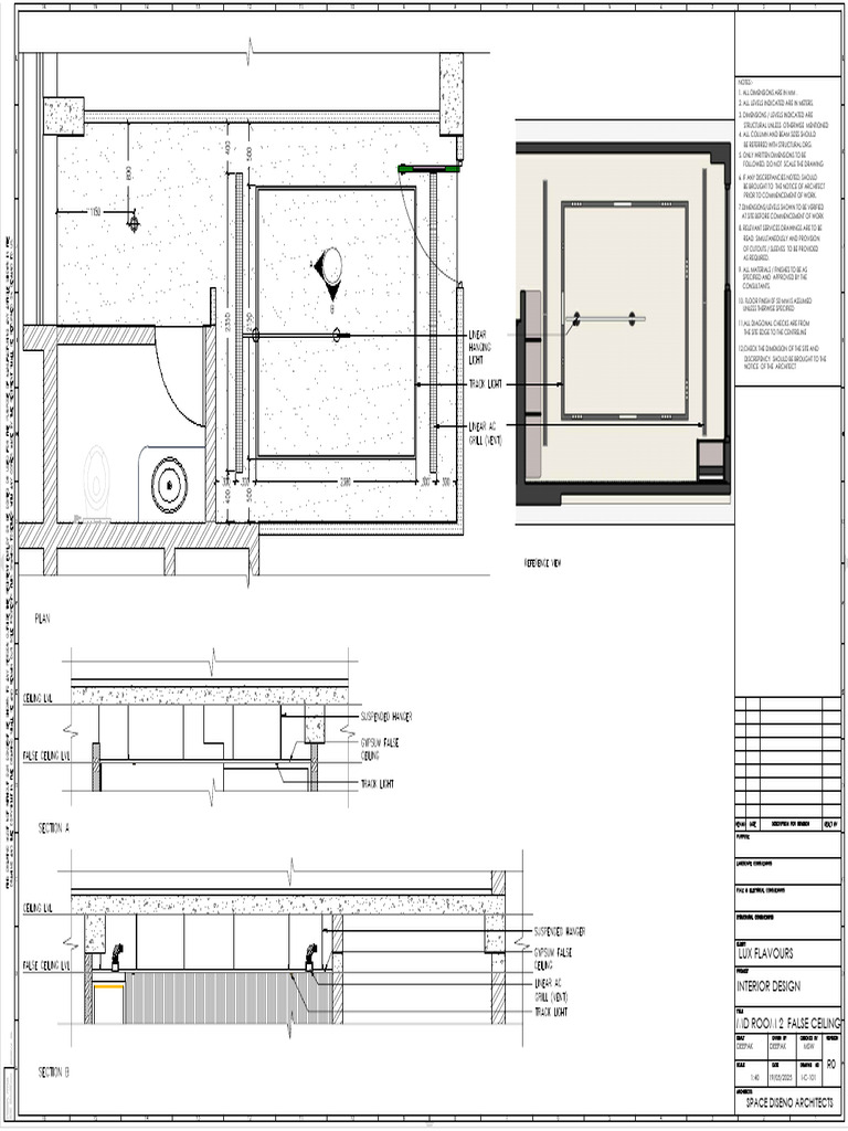 MD Room 2 False Ceiling Details | PDF