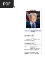 Donald Trump: Biography and Presidency | PDF | Donald Trump | American ...