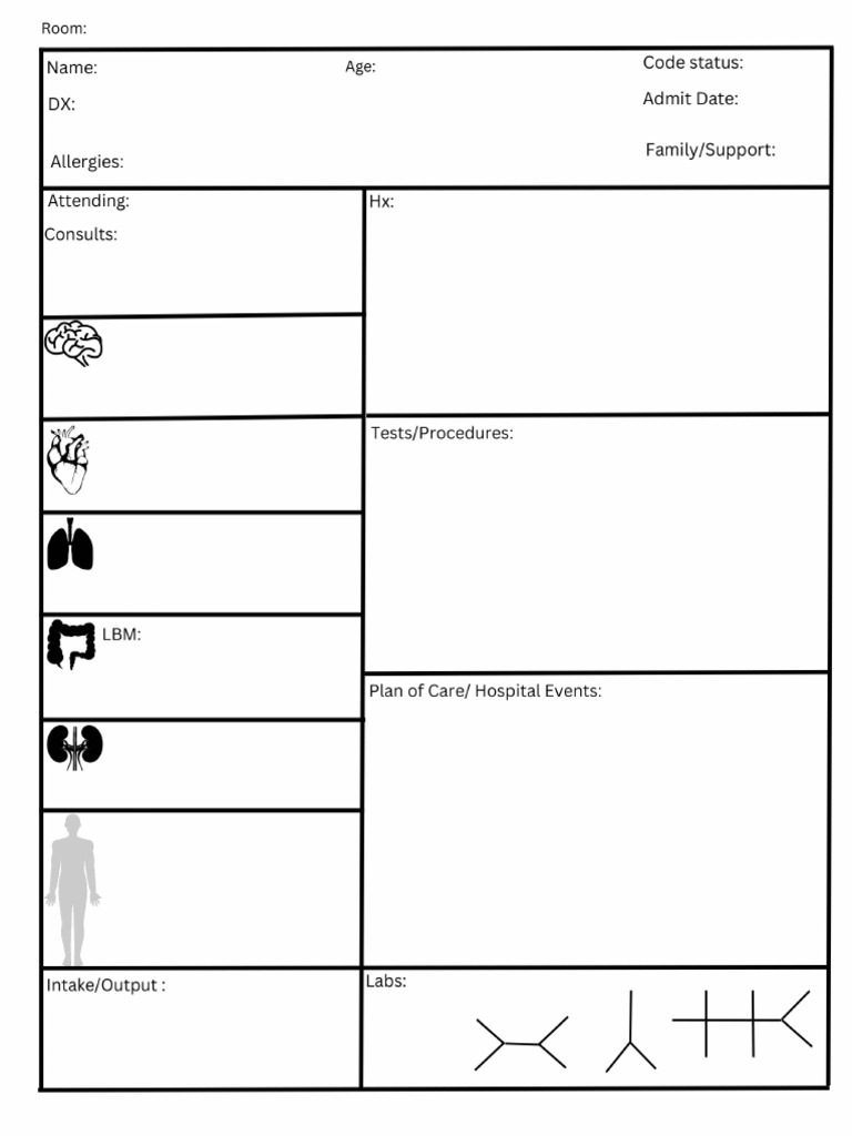 Icu Report Sheet 2 | PDF
