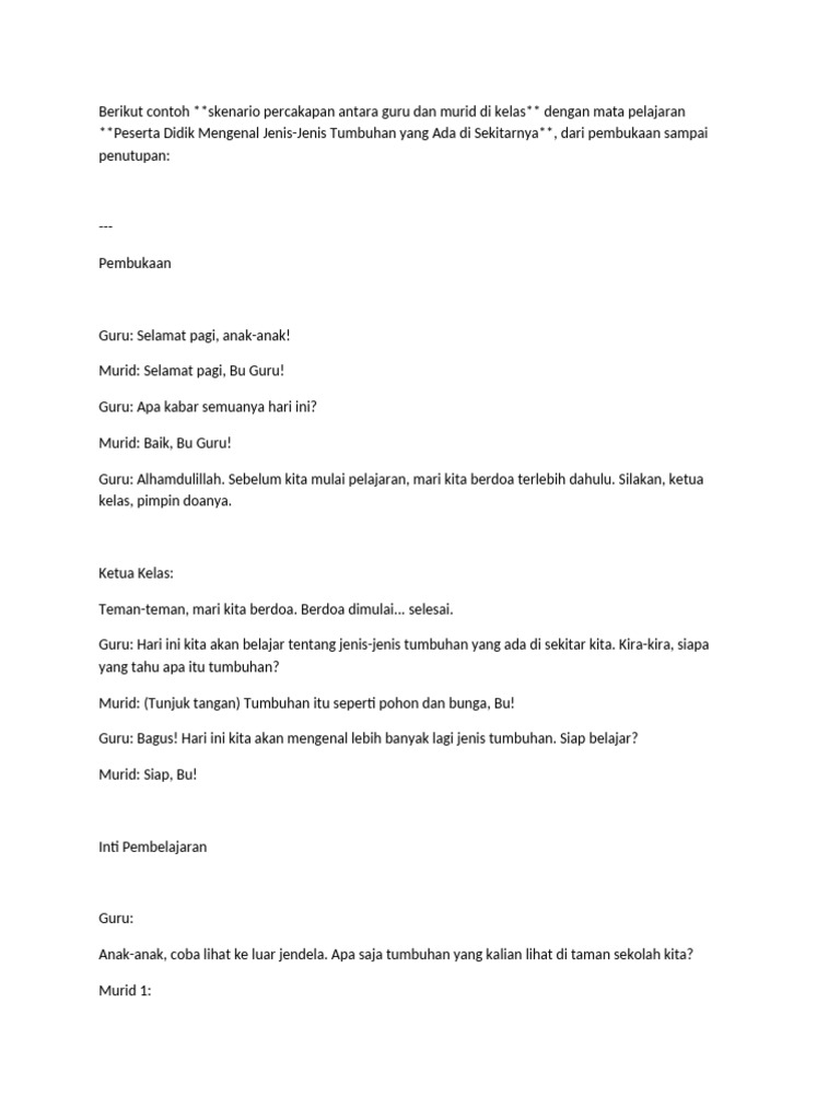 Skenario Micro Isha | PDF