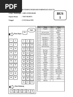 Denah Tempat Duduk Bus Parawisata Seat 59 | PDF