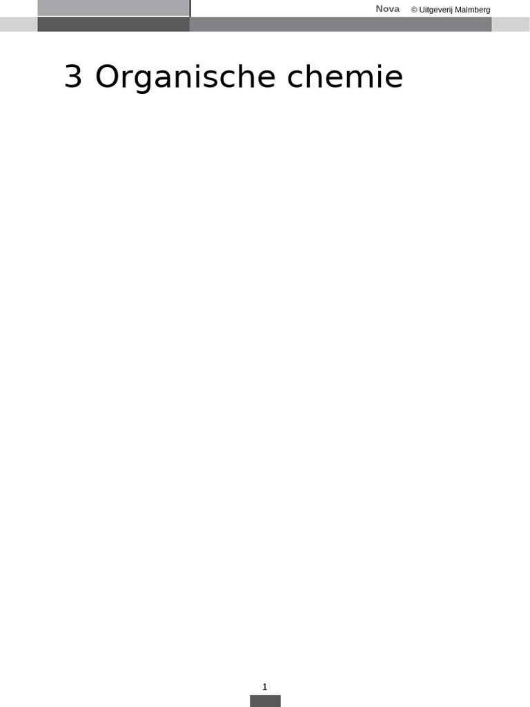 Scheikunde Antwoorden Hoofdstuk 3 | PDF