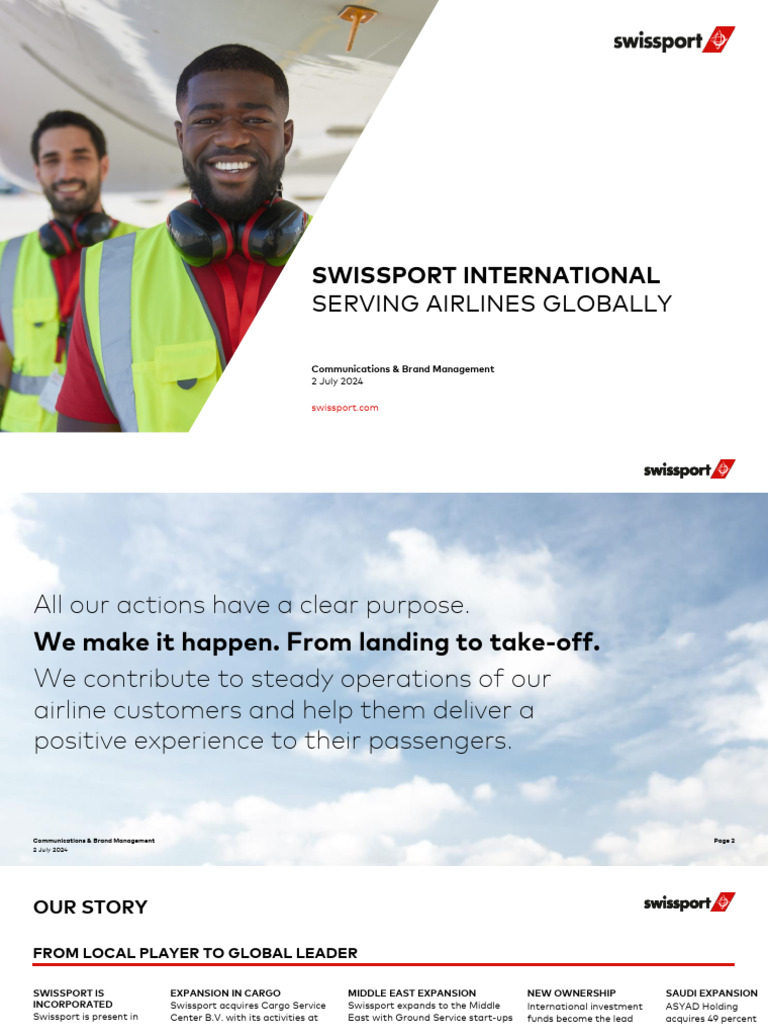 Swissport: Global Ground Services Overview | PDF | Airport | Airlines