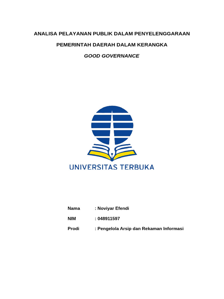 Tugas 3 Administrasi Pemerintahan Daerah | PDF