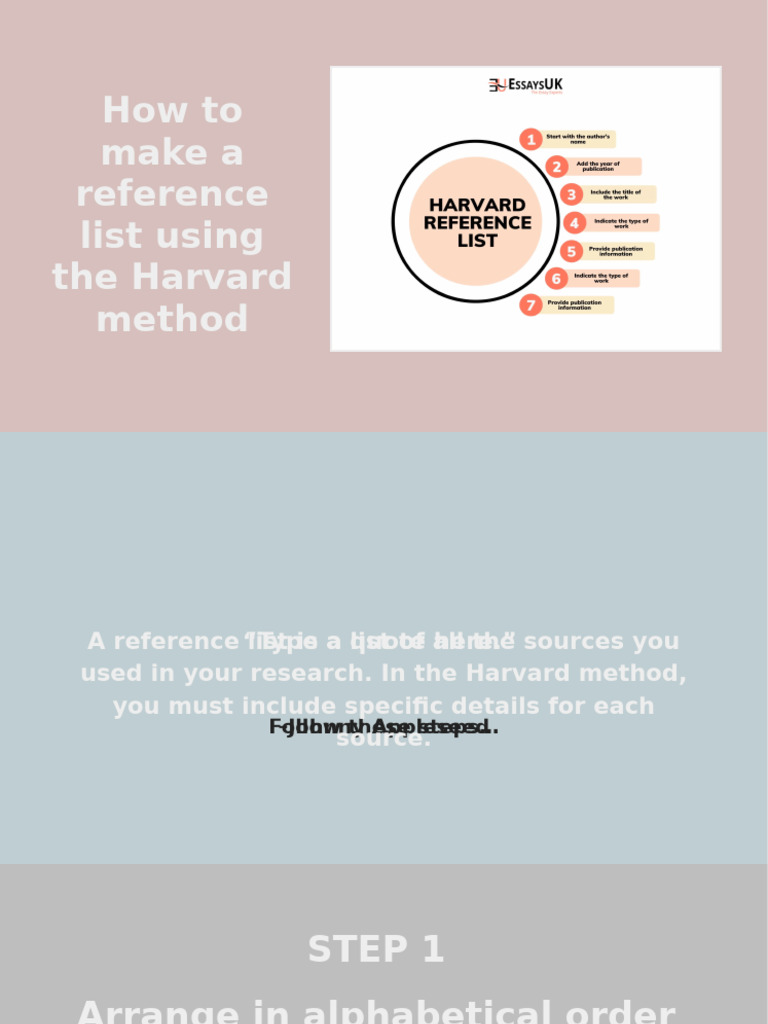 Harvard Reference Method 2 | PDF