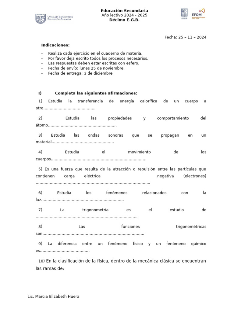 TALLER_1T | PDF | Electrón | Importar