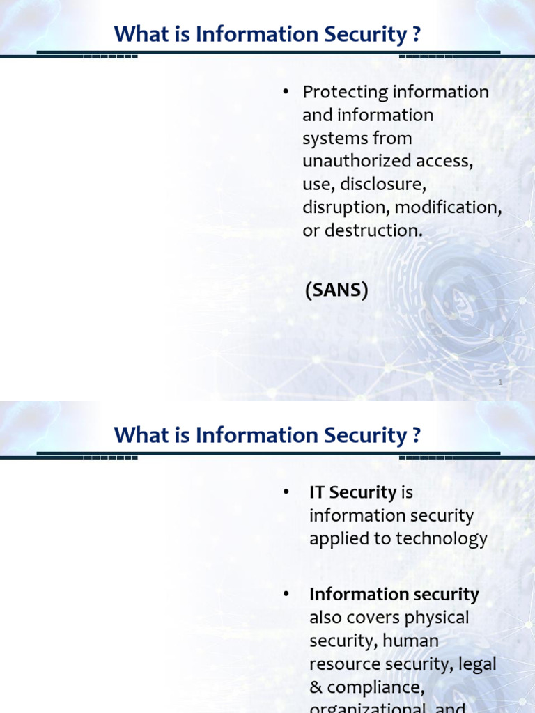 Understanding Information Security Basics | PDF