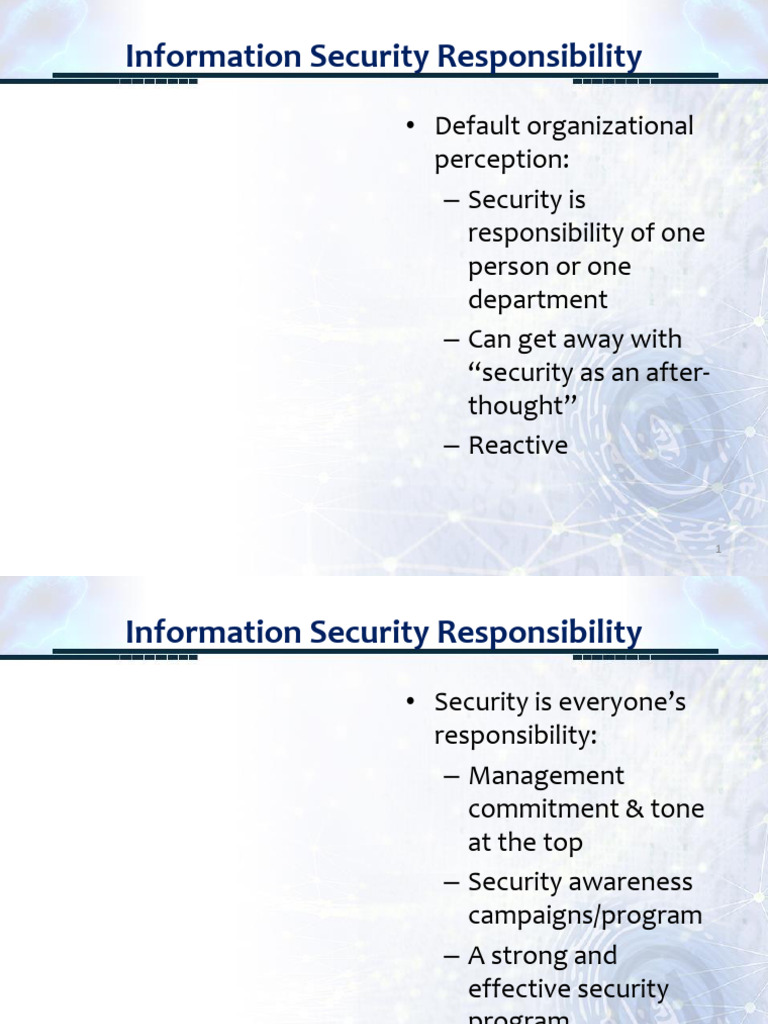 Information Security - Lecture 18 | PDF