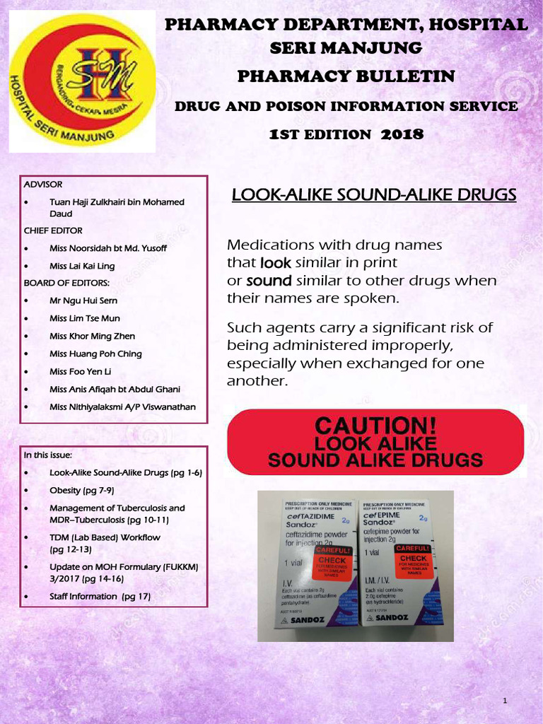 2018 1st Ed Pharm Bulletin - Compressed | PDF | Obesity | Body Mass Index