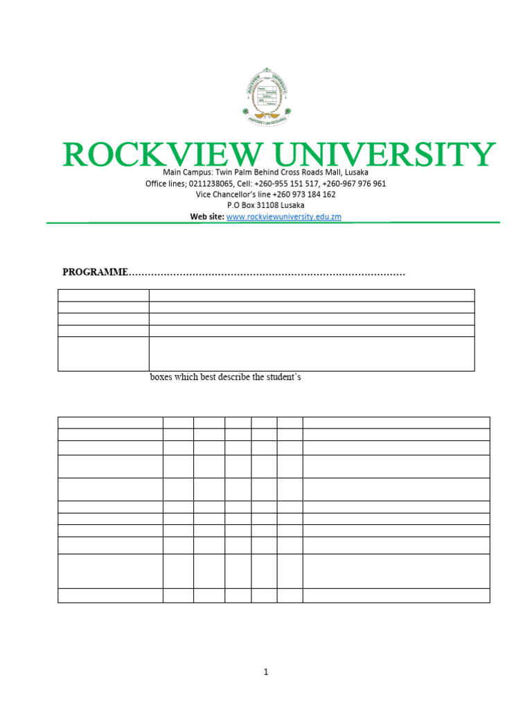 Attachment Assessment Form | PDF