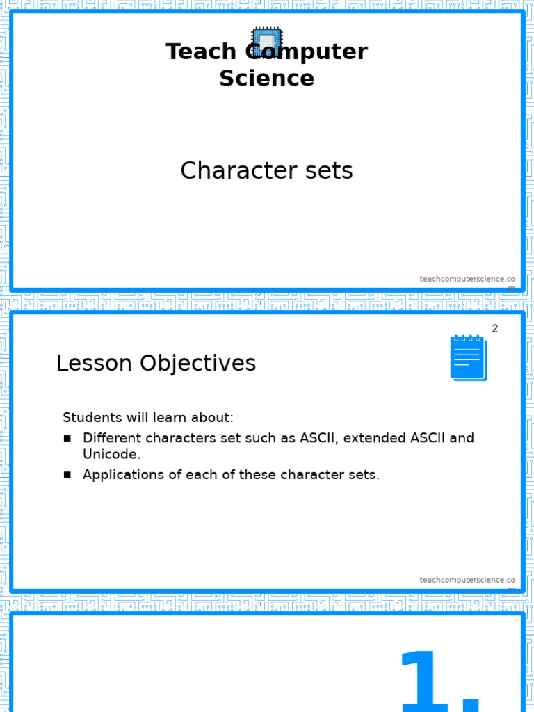 Presentation - 12 Character Sets | PDF | Character Encoding | Ascii