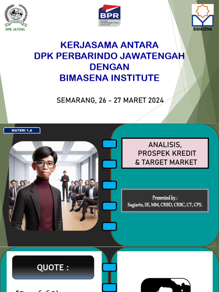 MATERI 1.a # Pengantar (Analisis & Prospek Pasar) | PDF