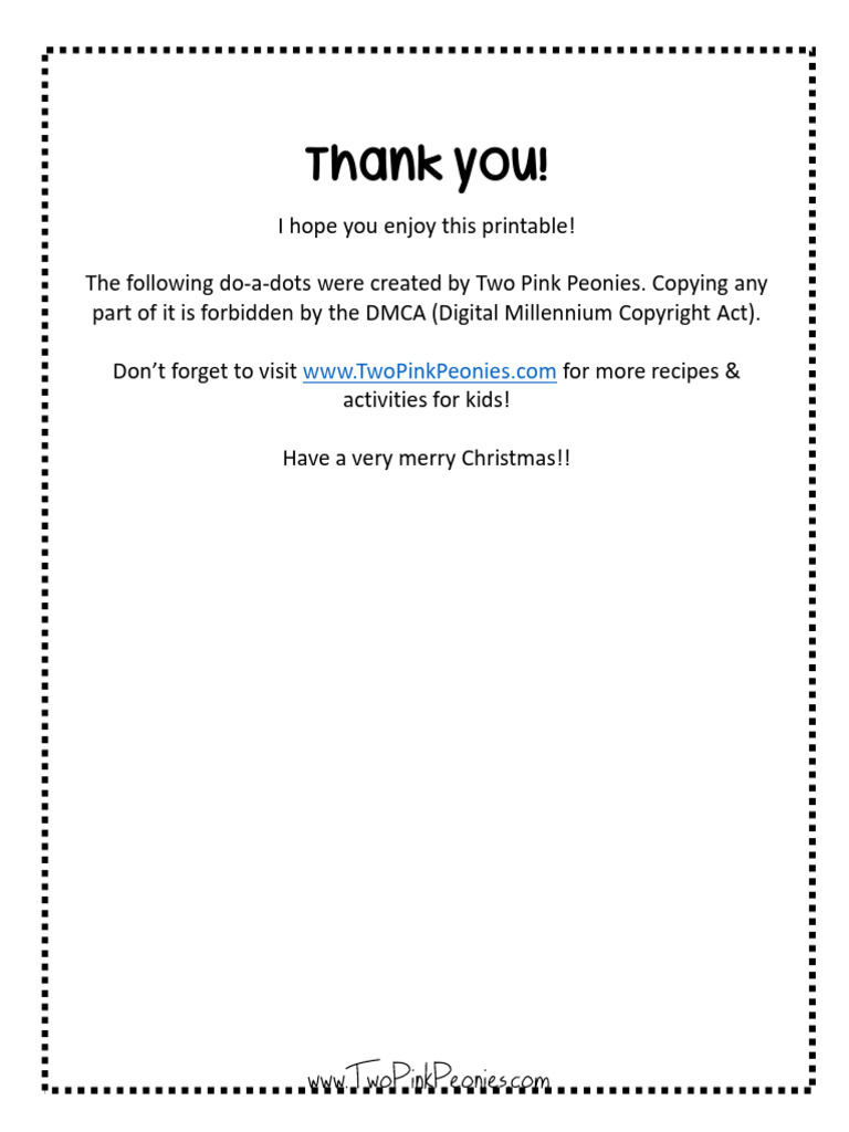 Microsoft PowerPoint - Christmas Tree Dot Marker Printable | PDF