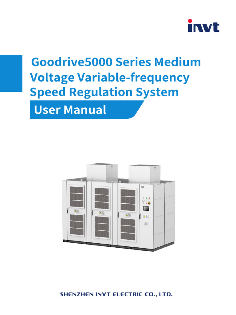 Goodrive5000 VFD System Manual | PDF | Power Supply | Insulator ...